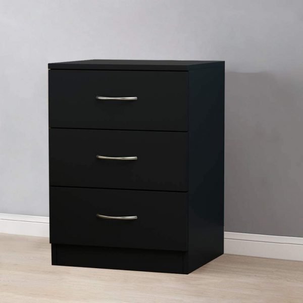 Black Bedside Drawers - livingstyle4u.co.uk.com